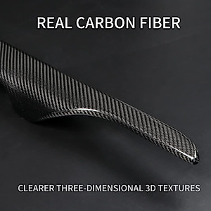 JSWAN Real Carbon Fiber Center Consoles Gear Shift Frame Side Cover Fit for Toyota Supra GR A90 MK5 Gear Shift Panel Trim Sticker Central Control Dashboard Cover