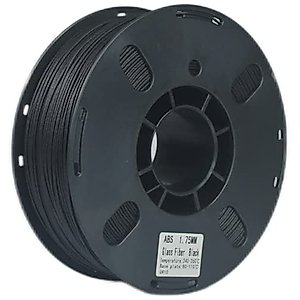 RANKI Glass Fiber ABS Filament 1.75mm 1KG, Outdoor Use Glass Fiber ABS 3D Printer Filament, High Temperature Resistance, 1kg Spool, (Black)