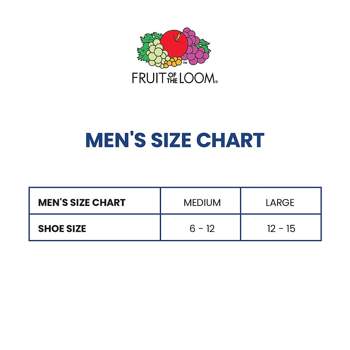 Fruit of the Loom Men's Essential 6 Pack Casual Crew Socks | Arch Support | Black & White, White, Shoe Size: 6-12