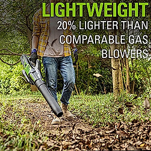 Greenworks Pro 80V (170 MPH / 730 CFM) Brushless Cordless Axial Blower, Tool Only BL80L02