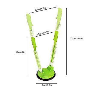 Hestier Baggy Rack For Ziplock Bag Holder Stand Adjustable/Hands Free Clip Food Storage Bag Holder For Ziplock Bag Stands / 3 Pack/3pcs