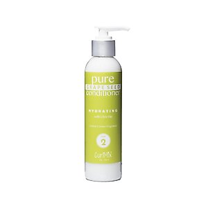 CurlMix Organic Grape Seed Conditioner for Kinky, Coily, 4C & Natural Curly Hair, Lemon Creme, Softening & Defining, Handmade, Paraben & Sulfate Free, 8 fl oz
