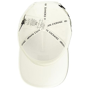A|X ARMANI EXCHANGE Basics by Armani Hat, White, One Size