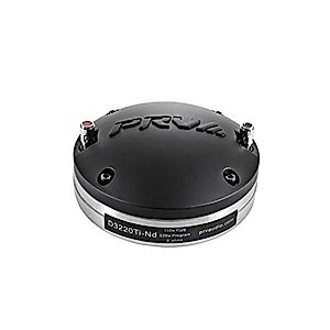 PRV AUDIO D3220Ti-Nd 2" Exit Titanium Neodymium 220 Watts RMS Pro Audio Compression Driver 3" VC 110dB (Single)