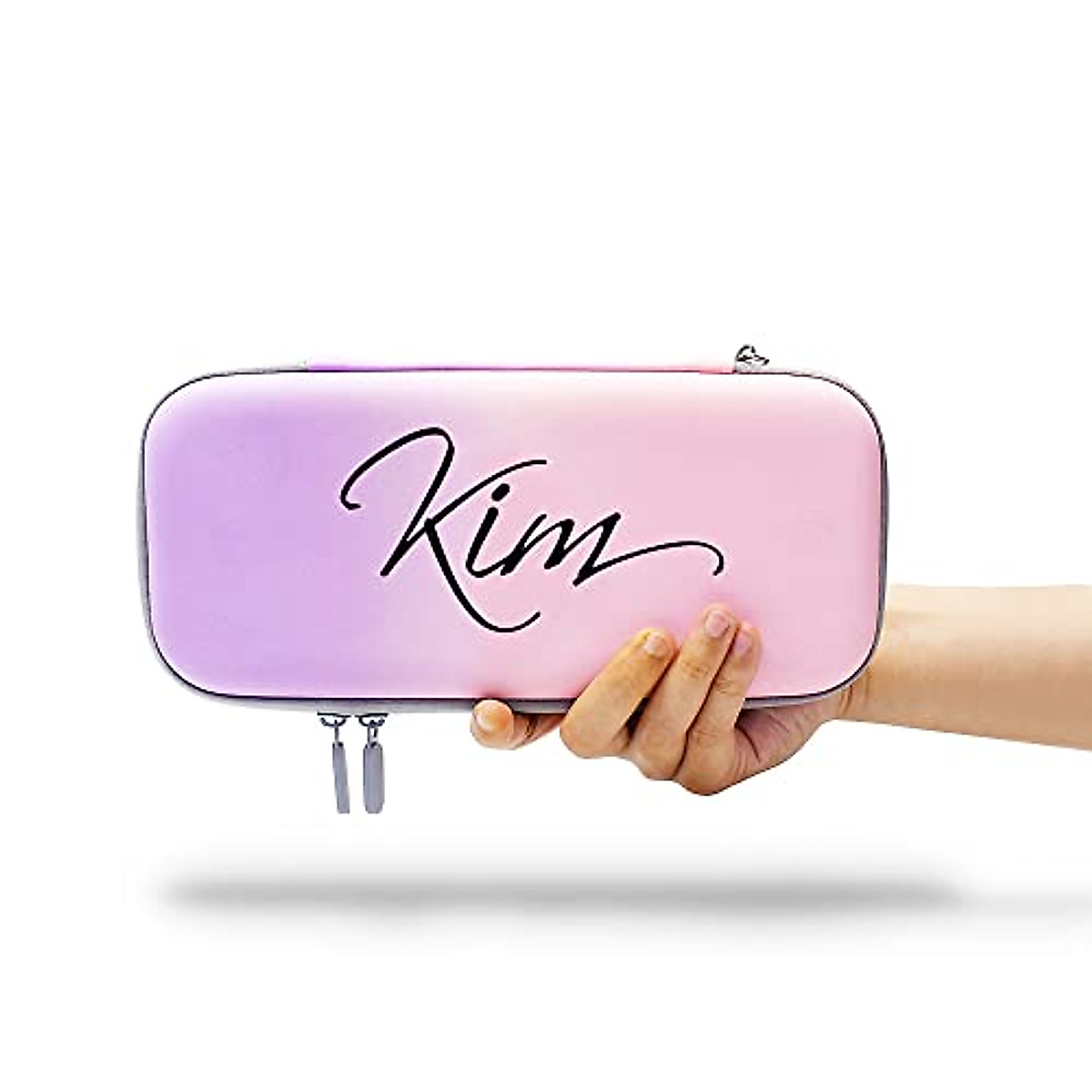 Pink Carry Case Made For Nintendo Switch/Switch OLED Console Custom Name Games with10 Games Cartridges Protective Travel Case for Gamers Kids Gift for Girls Women NC1