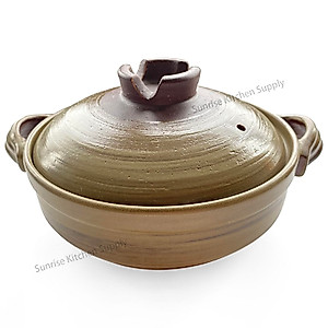 SUNRISE Donabe Hot Pot (Single Lid #8, 2 QT)
