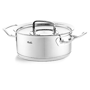 Fissler Original-Profi Collection Stainless Steel 2.7 Quart Rondeau with Metal Lid