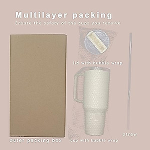 Adventure Quencher Travel Tumbler | Fashion Classic 40 Oz Tumbler with Glass Cups with Lids and Straws | Gifts for Women Men Him Her | Trek Collection | 40oz -Bayl Eaf