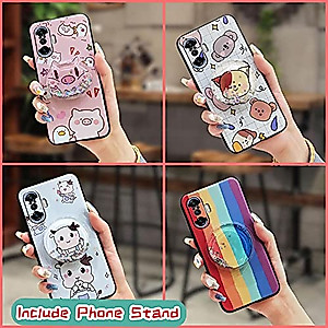 Glisten Dirt-Resistant Lulumi Phone Case for Xiaomi Redmi K40 Gaming Edition/Poco F3 GT, Protective Soft Case Cute Anti-dust Phone Stand Holder Cover Cartoon Armor case Shockproof Cartoon, 10