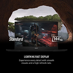 MSI Katana 17 B13VFK 2023 Gaming Laptop 17.3" FHD IPS 144Hz 10-Core Intel i7-13620H 32GB DDR5 4TB SSD NVIDIA GeForce RTX 4060 8GB GDDR6 Wi-Fi 6 RGB Backlit Keyboard Windows 11 Pro w/ONT 32GB USB
