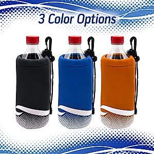ProActive Sports Neoprene Bottle Holder with Drawstring and Bag Clip for 16-20oz Bottles
