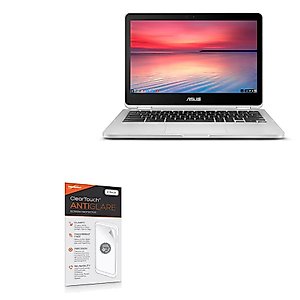 BoxWave Screen Protector Compatible with ASUS Chromebook Flip C302CA - ClearTouch Anti-Glare (2-Pack), Anti-Fingerprint Matte Film Skin for ASUS Chromebook Flip C302CA