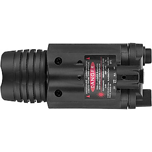 Barska AU12714 5mW Red Laser Sight and 200 Lumen Flashlight Combo with Momentary Cable Switch