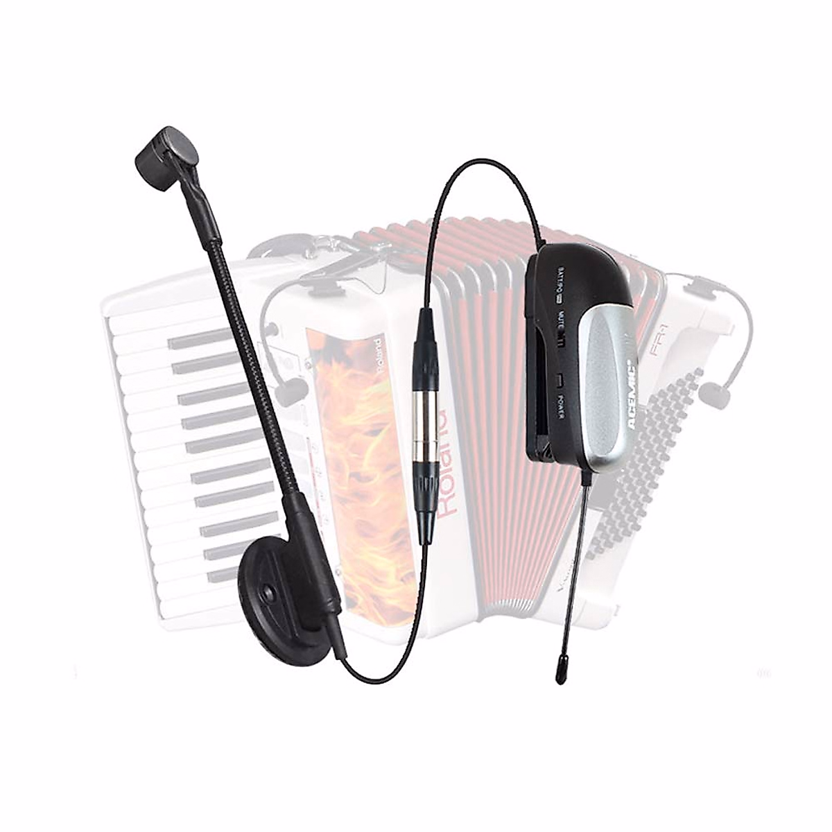 VITOPAL ACEMIC PR-8/AT-20 Wireless Microphone Designed for Accordion Wireless Audio Transmission