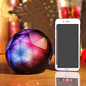 N/A Speaker Color Ball Mini Bluetooth/Wireless Speaker with Fantasy Sky Colorful Lights Portable Speaker/Audio Remote contro