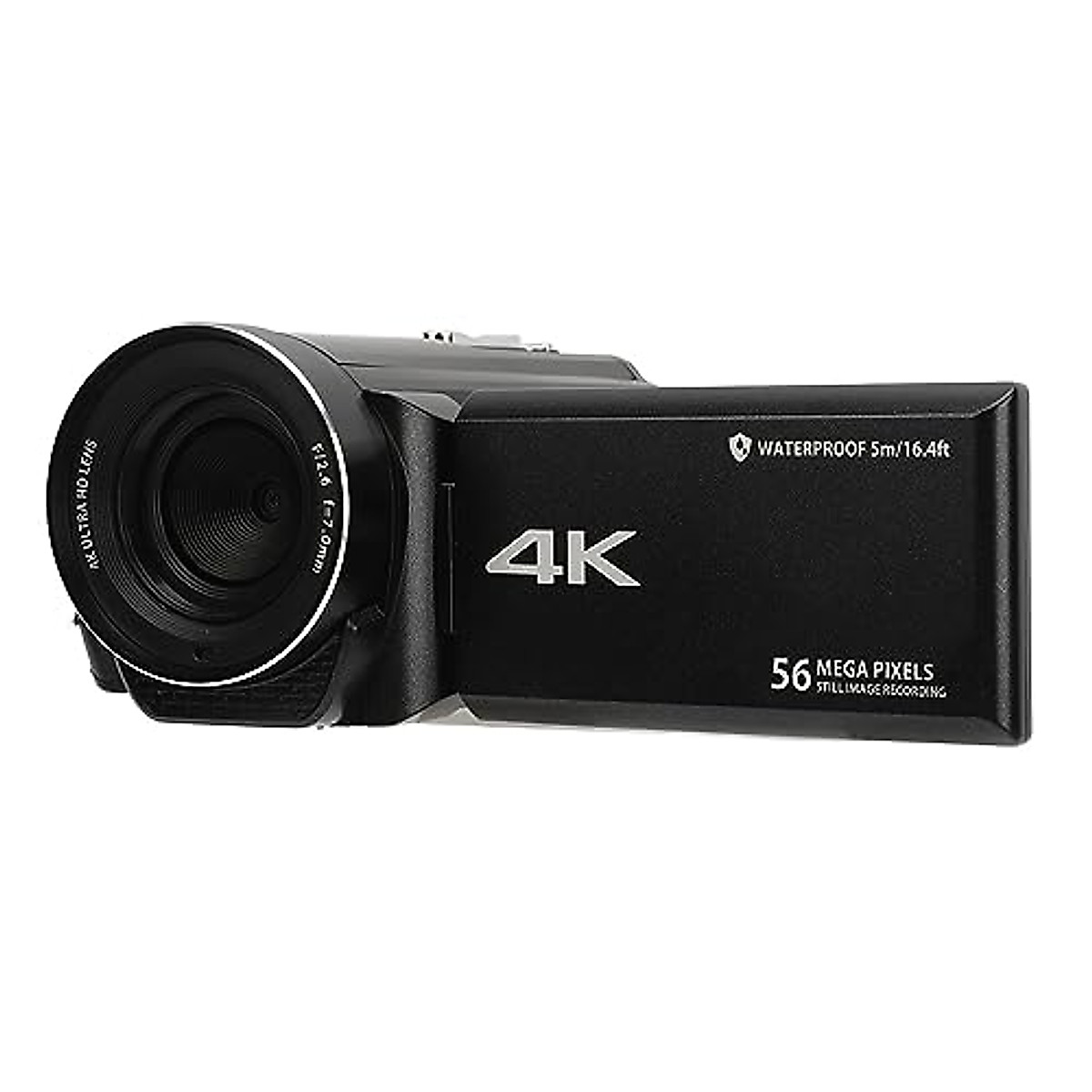 DAUZ 4K Digital Video Camera, F2.6 Large Aperture 4K Digital Camera for Campus Records