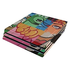 MightySkins Skin Compatible with Sony PS4 Pro Console - Danger | Protective, Durable, and Unique Vinyl Decal wrap Cover | Easy to Apply, Remove, and Change Styles | Made in The USA
