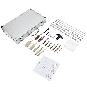 Beileshi Universal Gun Cleaning Kit for Rifle Handgun Shotgun Pistol with Carrying Case