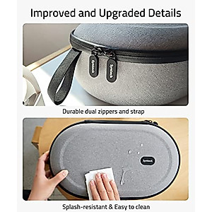 Syntech Hard Carrying Case Compatible with Oculus Quest 3, Quest 2 Accessories PICO4 VR Headset with Elite Strap, Touch Controllers and Other Accessories, Ultra-Sleek Design for Travel, Storage, Gray