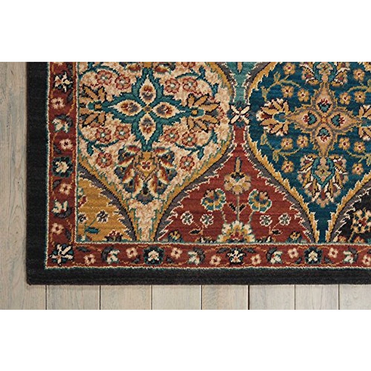 Nourison Nourison 2020 Persian Multicolor 8' x 10'6" Area -Rug, Easy -Cleaning, Non Shedding, Bed Room, Living Room, Dining Room, Kitchen (8x11)