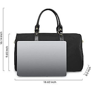 InterestPrint Bags Carry on Shoulder for Reunion/Shopping/Sports Christmas Snowman and Mittens