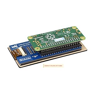 2.9inch Touch E-Paper Display HAT for Raspberry Pi 4B/3B+/3B/2B/Zero/Zero W/WH, 296×128 Pixel 5-Points Black/White 3.3V/5V Capacitive Touch E-Ink Screen, SPI Interface Support Partial Refresh
