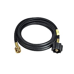 Mr. Heater 5-Foot Propane Hose Assembly, Acme Nut x 1 by 20 Male Throwaway Cylinder Thread