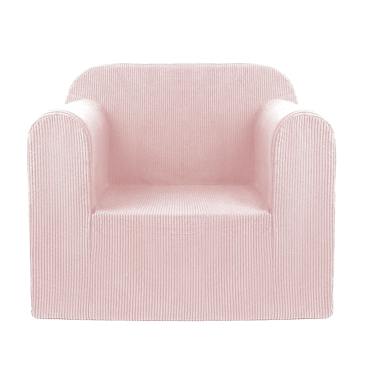 Gurxien Toddler Corduroy Couch Thick Foam Bean Bag Chair Snuggle-Soft Armchair Kids Soft Cuddly Reading Fuzzy Baby Chair Suit for 1-6 T Light Pink