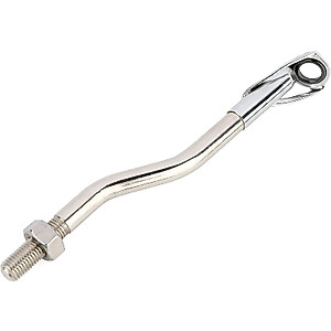 AMEYXGS Bowfishing Power Rod Line Guide Rod Slingshot Fishing Reel Seat Attachment Spin Cast Reels Holder Breakout Shoot Through Stainless Steel Rod…