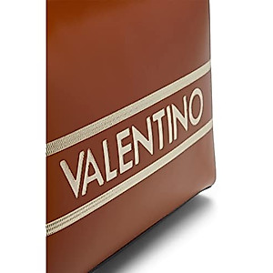 Valentino Bags by Mario Valentino Bridget Lavoro Gold Brick Red One Size