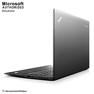 Lenovo 2nd Gen ThinkPad X1 Carbon 14in HD+ Laptop Computer, Intel Dual Core i7-4600U CPU up to 3.3GHz, 8GB RAM, 240GB SSD, HDMI, 802.11ac, Bluetooth, Windows 10 Professional (Renewed)