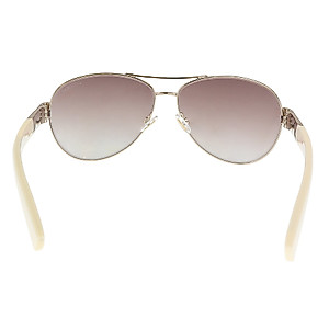 Jimmy Choo Women's Baba/S Light Gold/Browwn Mirror Gold Shade