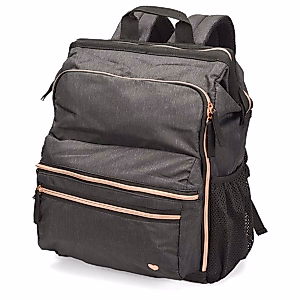Nurse Mates Ultimate Back Pack Bag (Charcoal Rose Gold)
