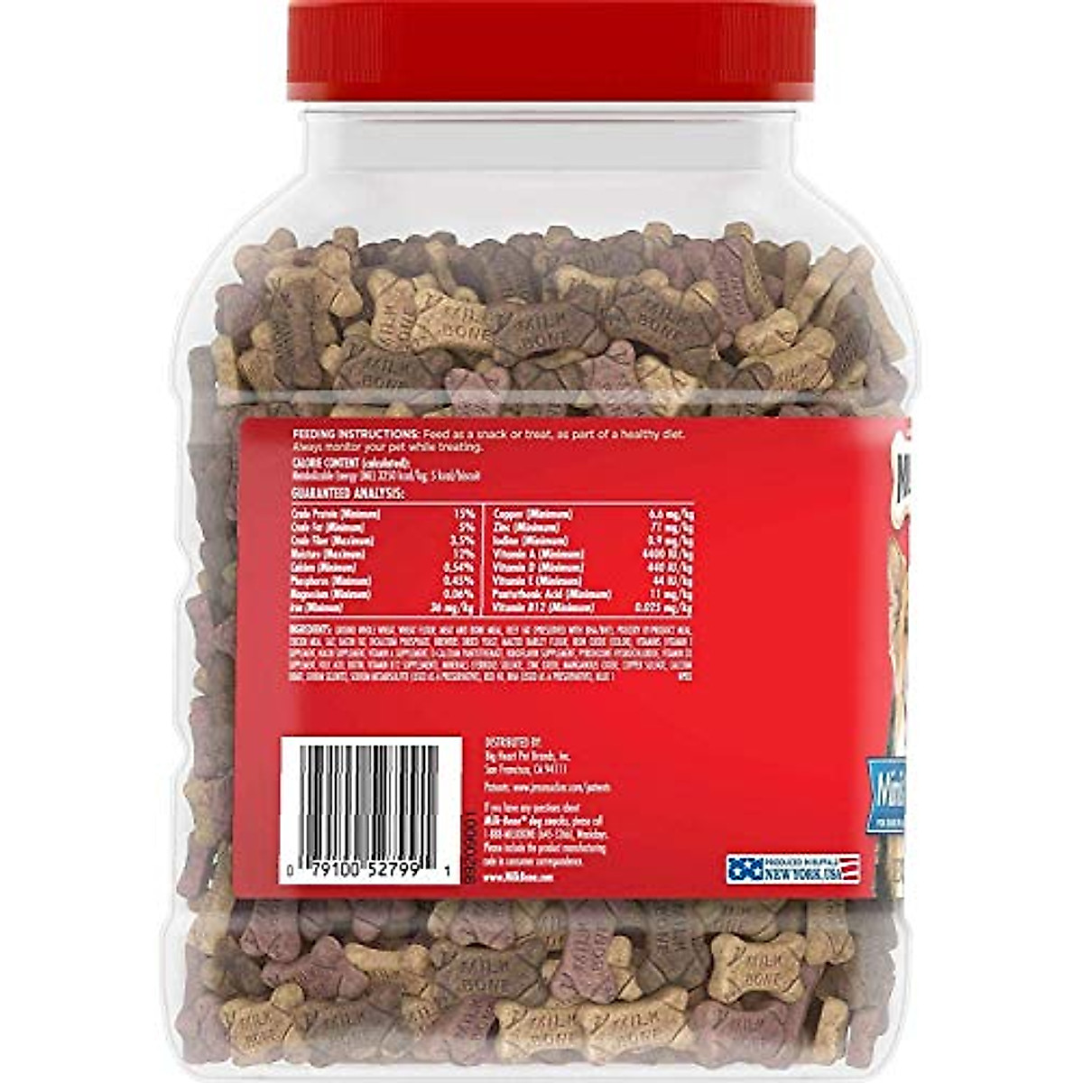 Milk-Bone Mini's Biscuits Flavor Snacks Canister (36 oz. (2 Canisters))