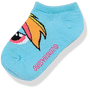 My Little Pony Girls' No Show, Multi, Shoe Size 4-7.5, Sock Size 5-6.5