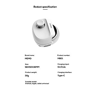 PUOX Mobile Game Controller Joystick, Call of Duty Mobile Game, Bluetooth Connection, Plug and Play, Single Joystick and Single Button Design, Suitable for Mobile Phone, Tablet Gamepad