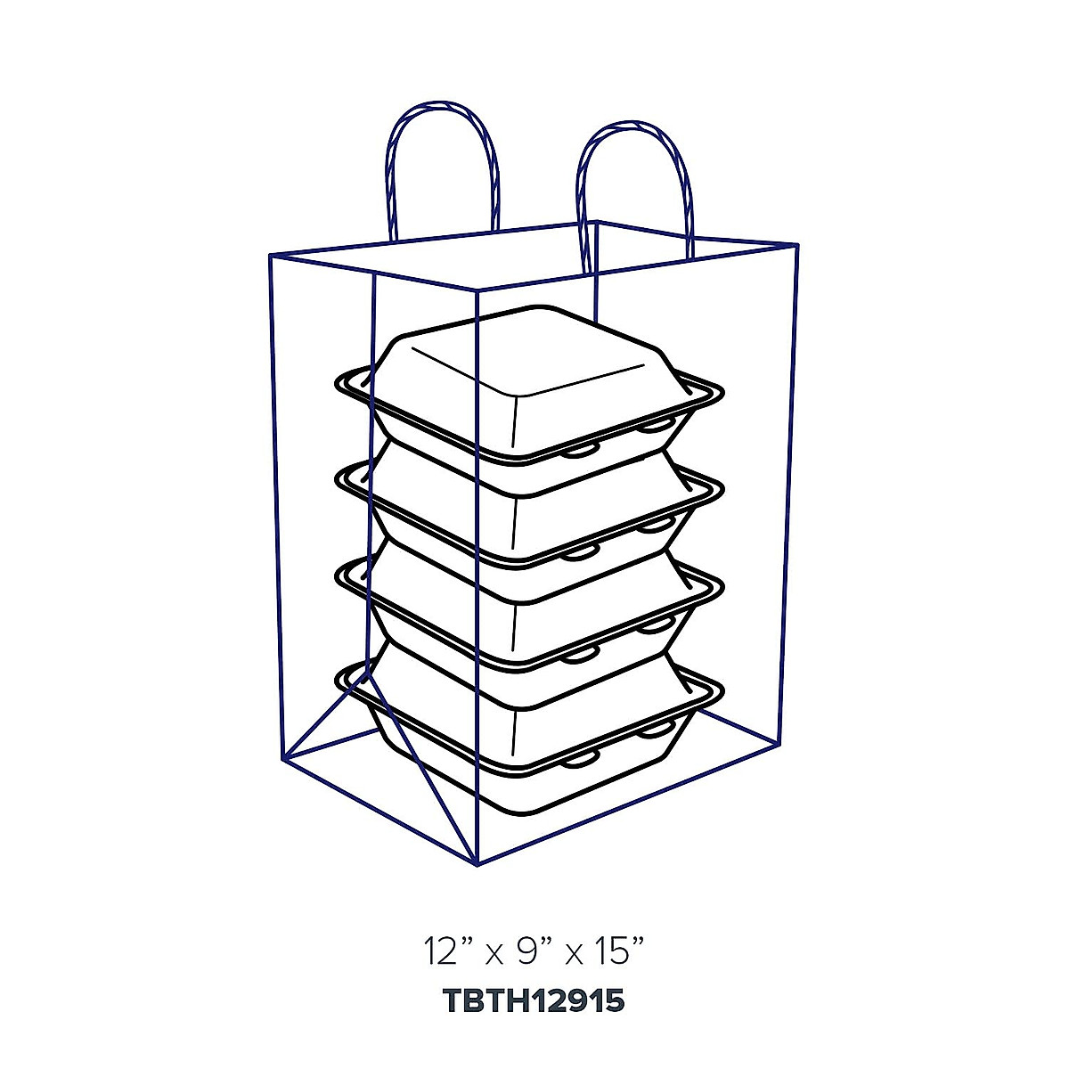 AmerCareRoyal Case of 200 Recyclable Kraft Paper Bags with Twisted Handles - Eco-Friendly Brown Grocery Bags - Durable & Recyclable Packaging, Shopping Bags, Brown Bags with Handles - 12"x9"x15.75"