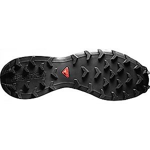 Salomon Men's Speedcross 4 Trail Running, Black/Black/Black Metallic, 7