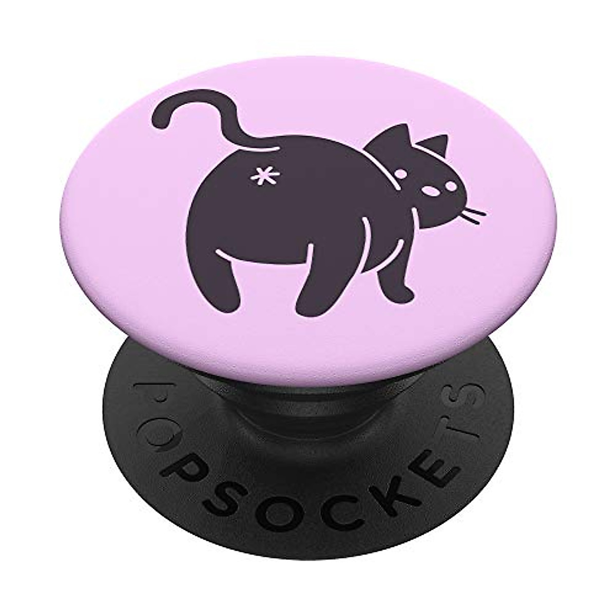 Cute Cat Owner & Pink Kitten Lover PopSockets PopGrip: Swappable Grip for Phones & Tablets
