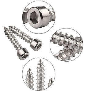 Yudesun Fasteners Tools Nails Screws - Hardware Self Tapping Screws Metric Thread Stainless Steel Hex Socket Cap Screw M4 M5 M6