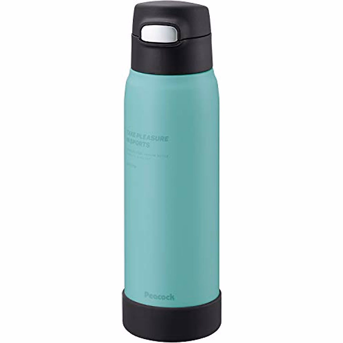 Peacock APA-R70 ASM Water Bottle, Straw, Mug, Bottle, 22.8 fl oz (680 ml), Cold Retention, Smoky, Blue