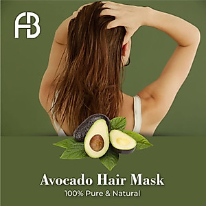 First Botany, Avocado Shea Nourishing Hair Mask - Restorative Deep Conditioning Hair Mask for Dry Damaged Hair and growth, Hair moisturizer & Conditioner, Sulfate Free hair treatment & hair care