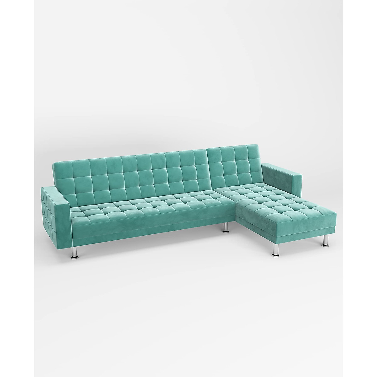 Gold Sparrow Houston Sectional, Aqua
