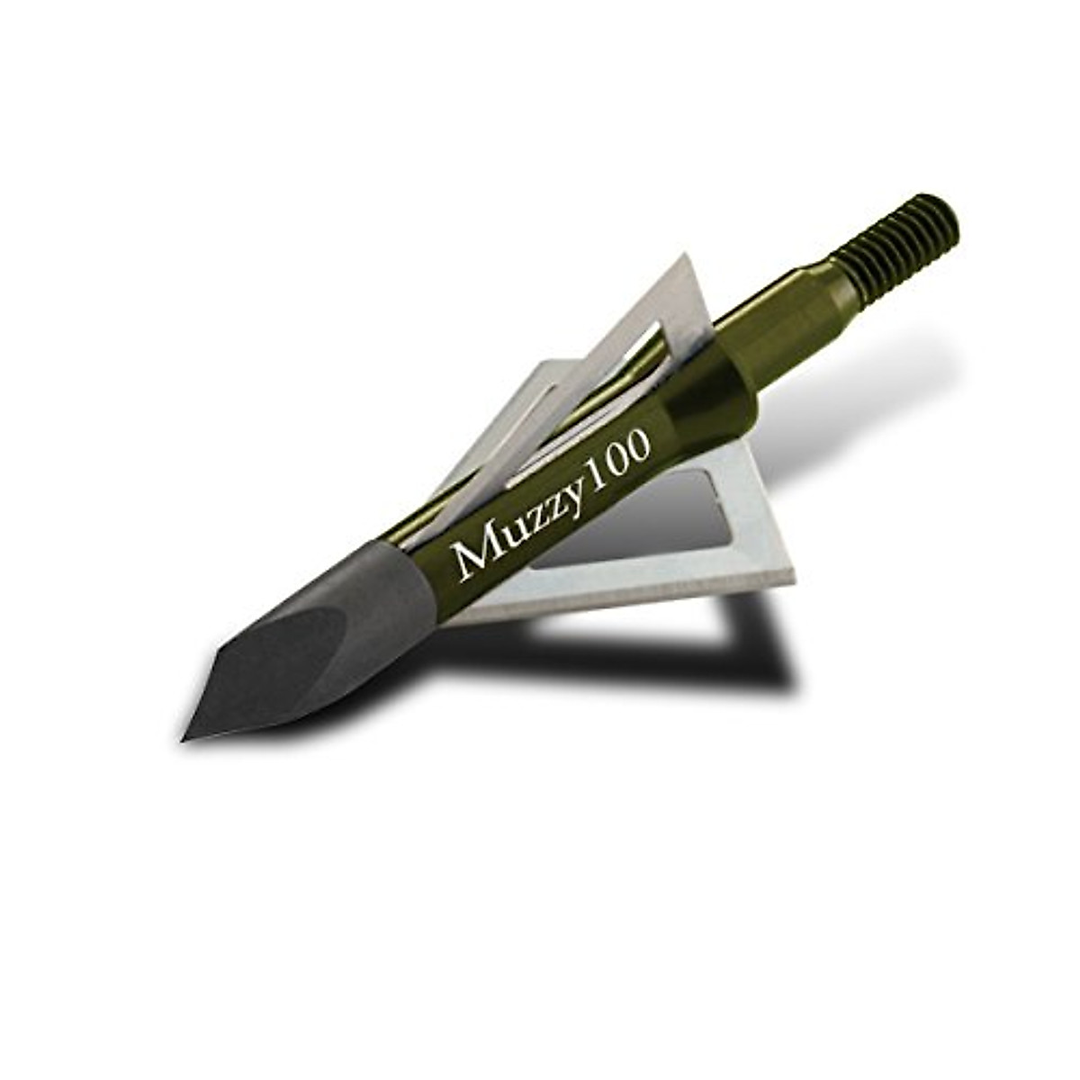 Muzzy 225 Bowhunting 100 Grain, 3 Blade Broadhead, 1-3/16" Cutting Diameter, 6 Pack,MULTI