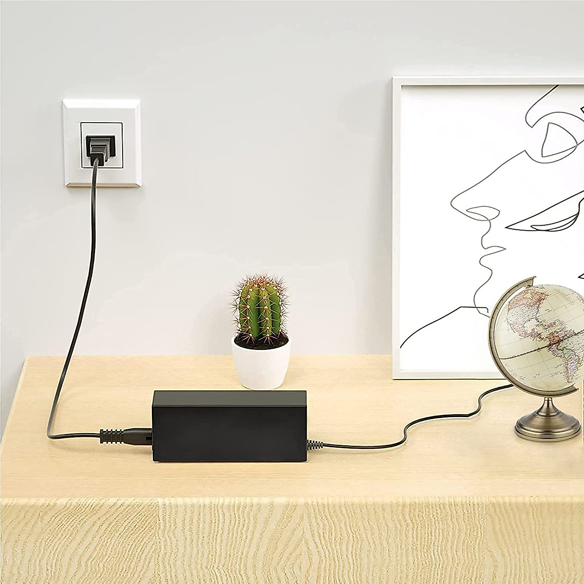 Nuxkst AC/DC Adapter for Samsung HW-F355/ZC HW-F355ZC HWF355/ZC Wireless AirTrack Sound Bar Crystal Surround Air Track Active Speaker AudioBar 2.1-Channel Soundbar System