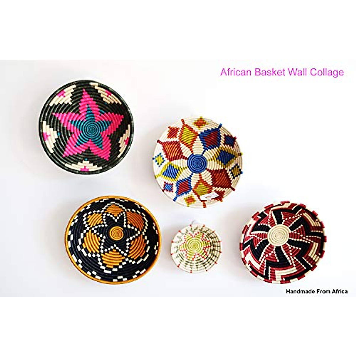 Hand Woven African Basket - Small, 8 Inches Sisal & Sweetgrass Basket - Woven Bowl - Handmade in Rwanda, SRB330