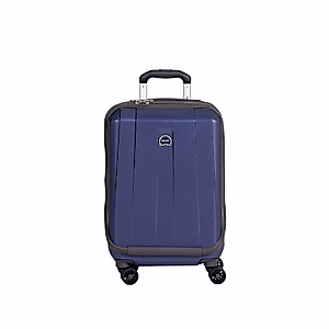 Delsey Paris Helium Shadow Hardside Luggage Expandable Spinner Trolley Collection (Navy, Carry-On 19 Inch)