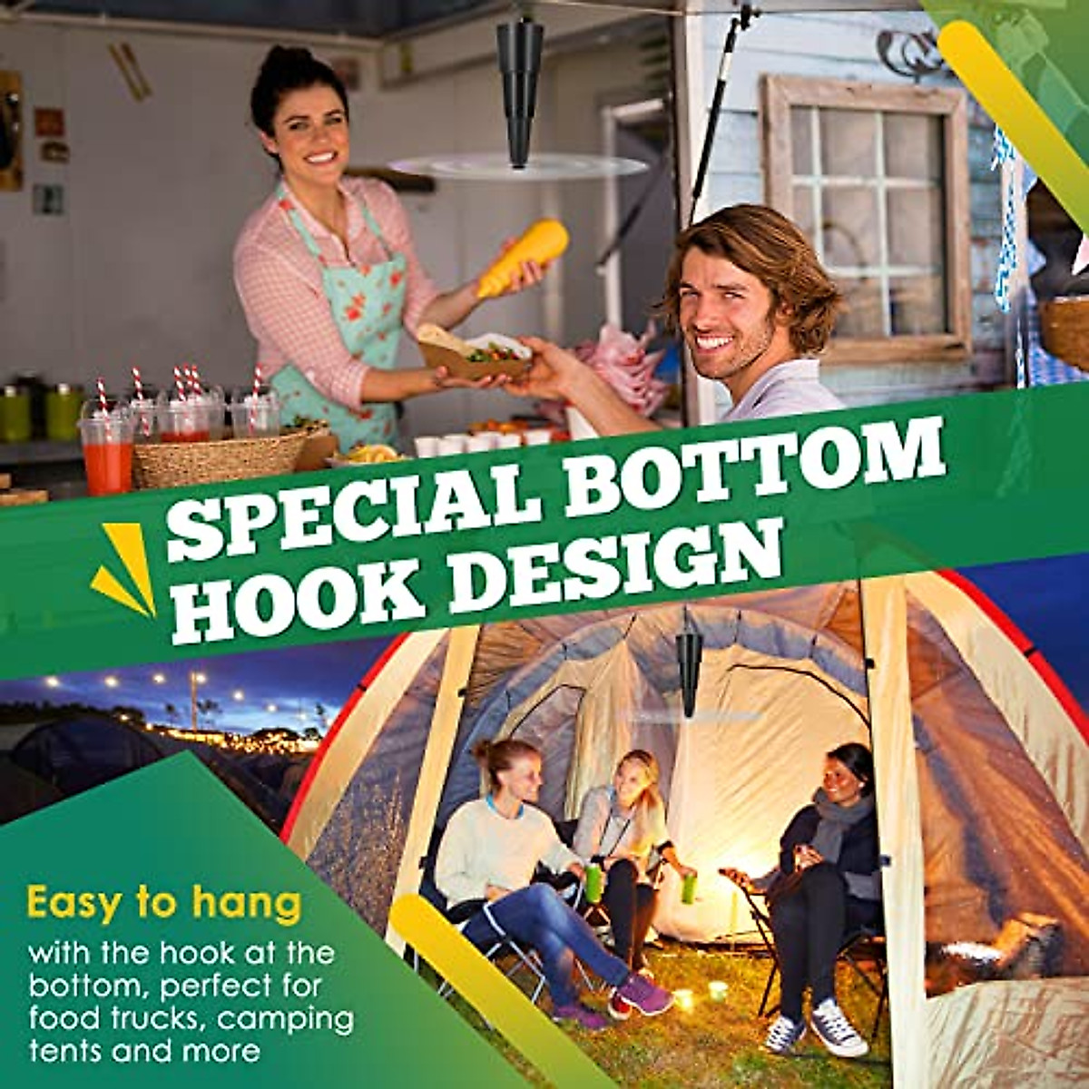 2 PCS Fly Fans, Fly Fan for Tables, Table Fan Outdoor Indoor Keep Flies Away, Table Top Food Fan for Picnic Patio Camping Home