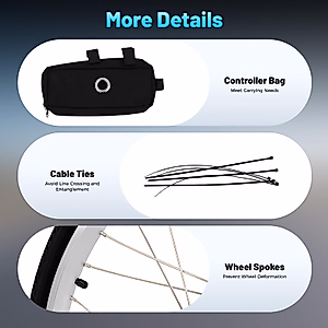 PIAOCAIYIN 26" Electric Bike Conversion Kit, 48V 1000W Rear Wheel E-Bike Conversion Kit, Convert Bike to Electric Kit, Bicycle Conversion Kit with LCD Display, Aluminum Alloy Frame