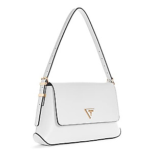 GUESS Desideria Flap Shoulder Bag, White